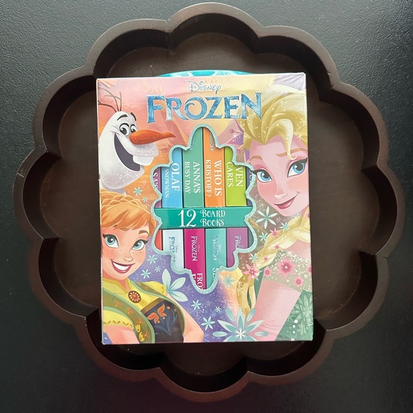 Disney | Other | Disney Frozen Book Block 2 Board Books Set | Poshmark